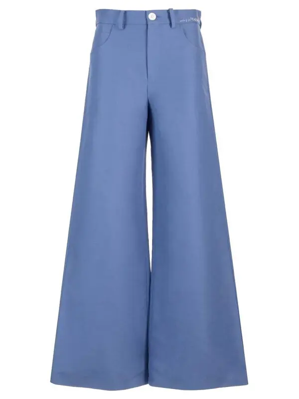 Marni Wide-leg Cotton Drill Trousers