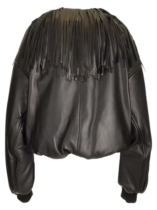 Alaïa Fringed Bomber Jacket