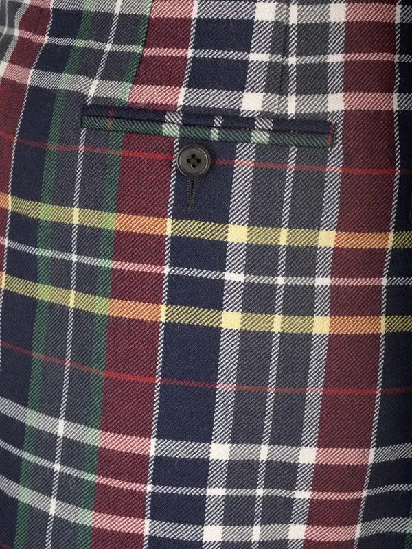 Thom Browne Tartan Wool Mini Skirt