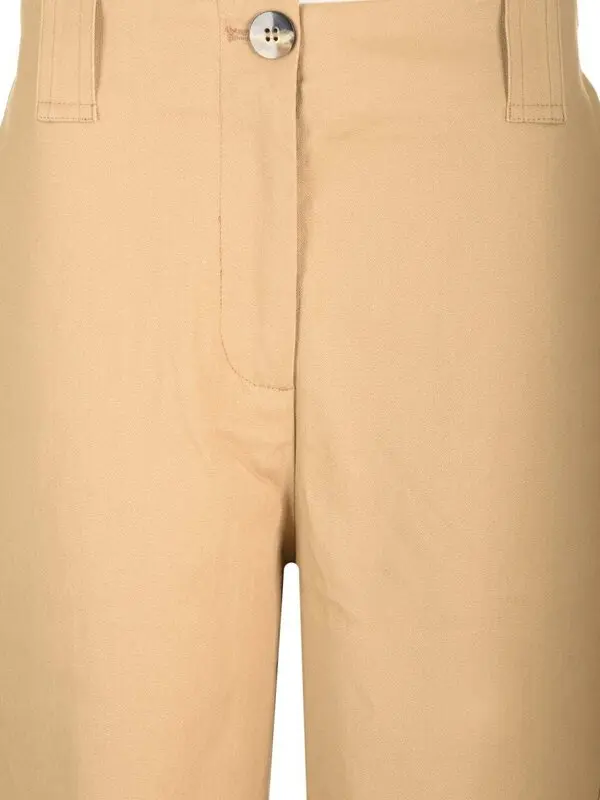GANNI Cotton Canvas Cargo Trousers