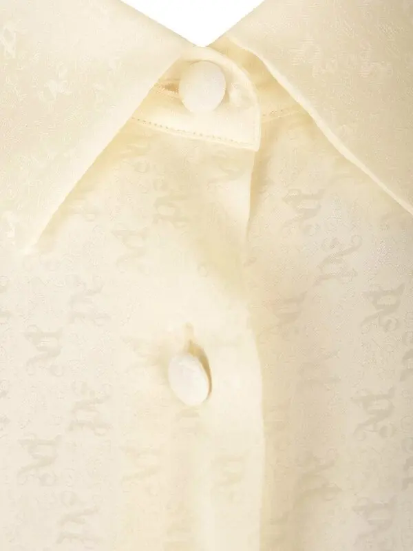 Palm Angels Silk Monogram Shirt
