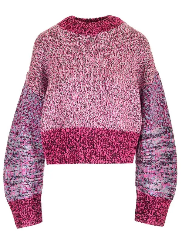 Loewe Multi-thread Mouliné Wool Sweater - White