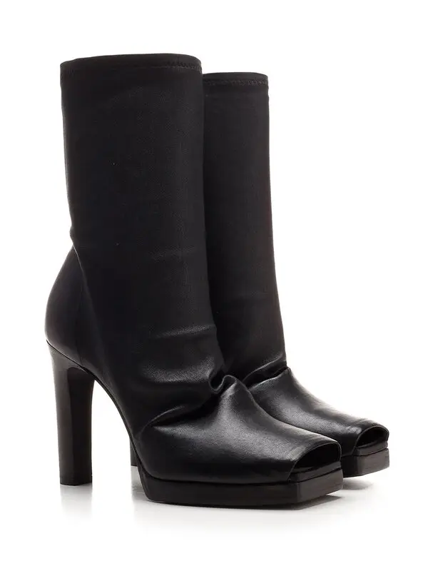 Rick Owens Wedge Ankle Boots