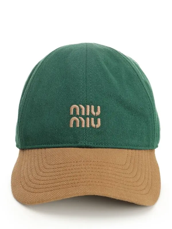 Miu Miu Drill Baseball Cap - Multicolor