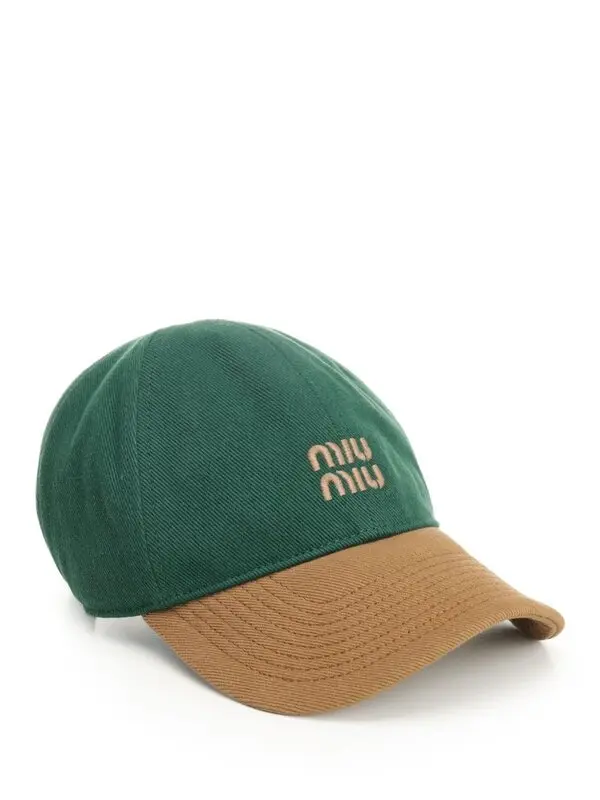 Miu Miu Drill Baseball Cap