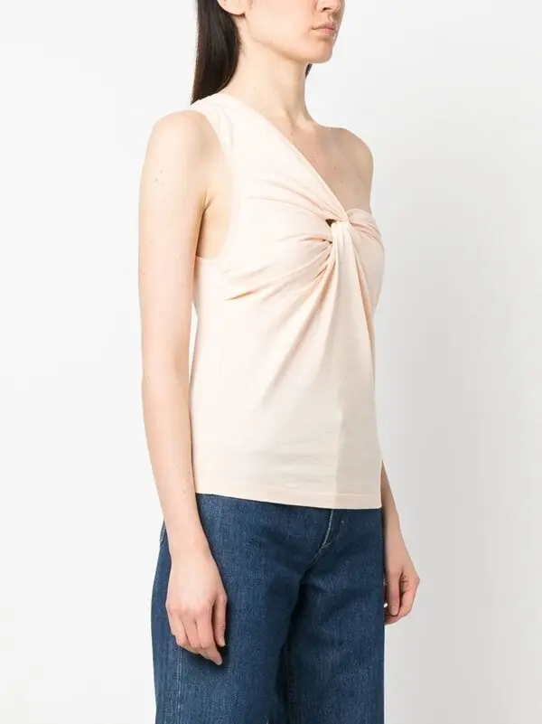 FORTE_FORTE Sand One-shoulder Top