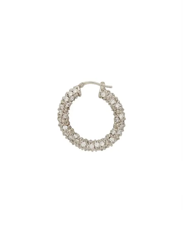 JIL SANDER Earrings Brass, Zirconia