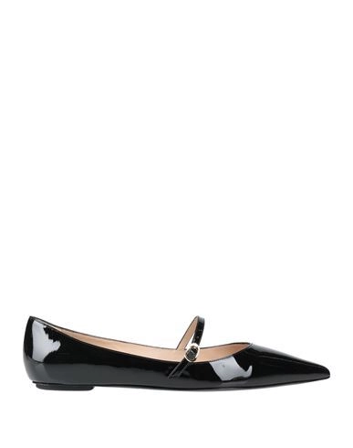STUART WEITZMAN Patent Leather Mary Jane Ballet Flats