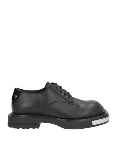 Emporio Armani Lace-up Shoes Size Calfskin - Black