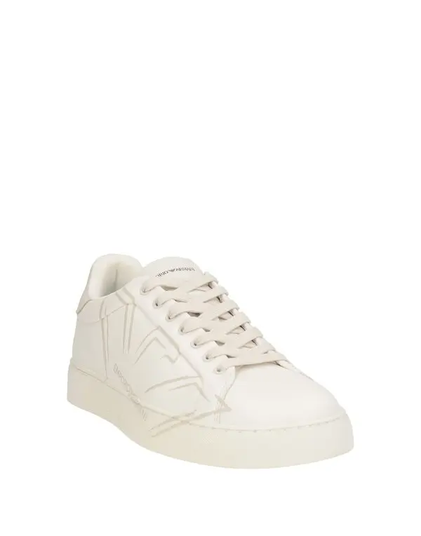 Emporio Armani Low-top Leather Sneakers