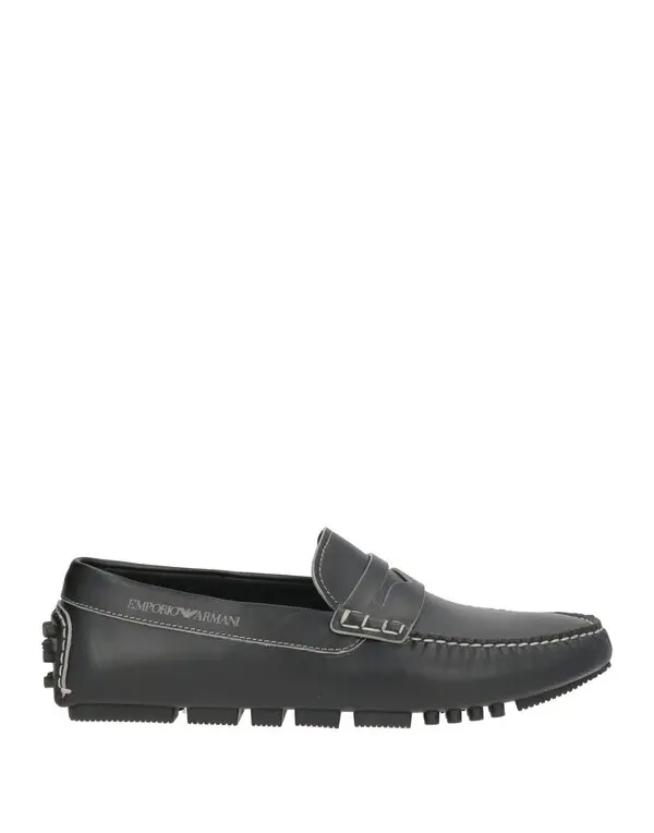 Emporio Armani Loafers Size Cow Leather