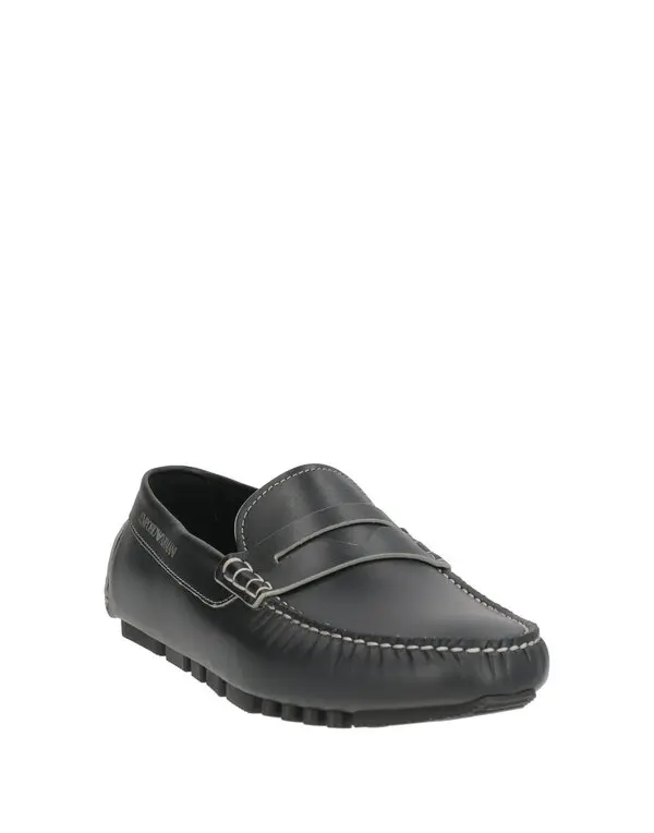 Emporio Armani Loafers Size Cow Leather