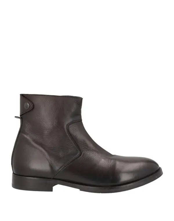 Moma Calfskin Ankle Boots - Brown