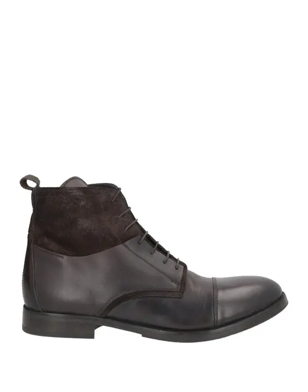Moma Ankle Boots Dark Size Calfskin - Brown