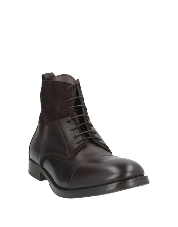 Moma Ankle Boots Dark Size Calfskin - Brown
