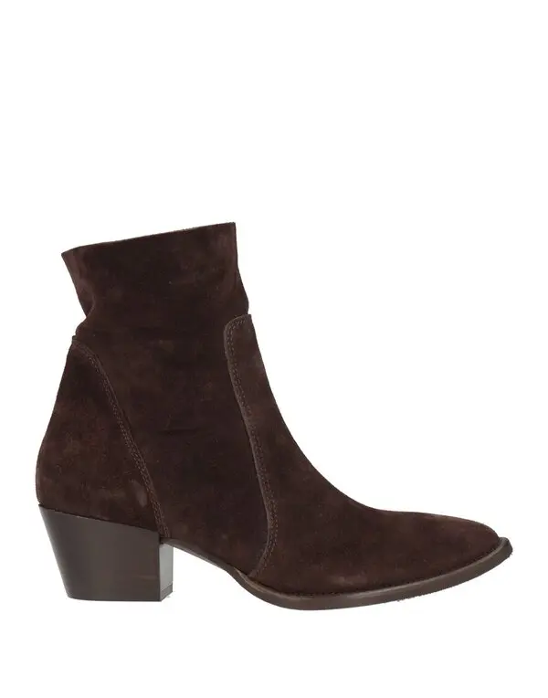 FABRIZIO CHINI Ankle Boots Sand Size Leather - Brown