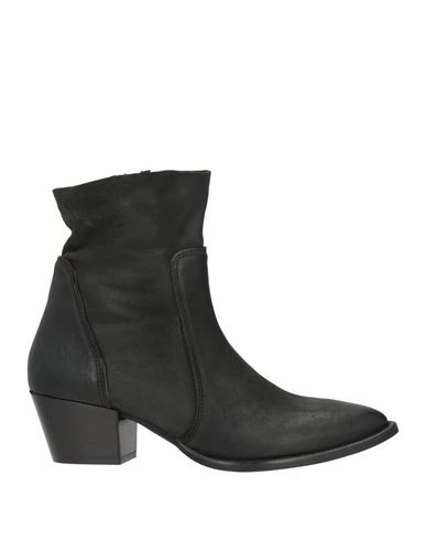 FABRIZIO CHINI Ankle Boots Size Leather - Black