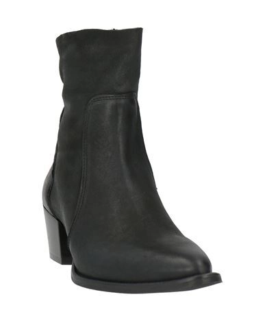 FABRIZIO CHINI Ankle Boots Size Leather - Black