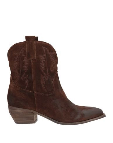 DINO DRAGHI Ankle Boots Tan Size Leather