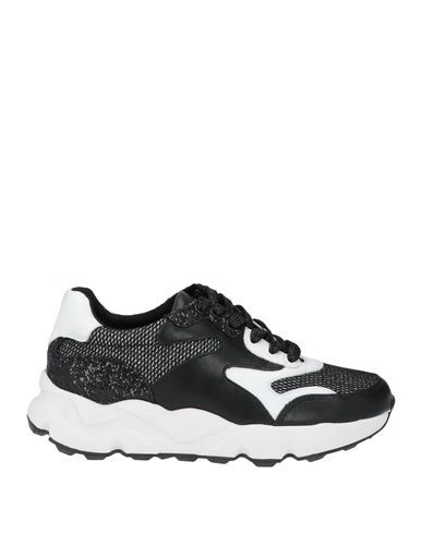 Liu Jo Low-top Sneakers With Mesh And Metallic Accents - Black