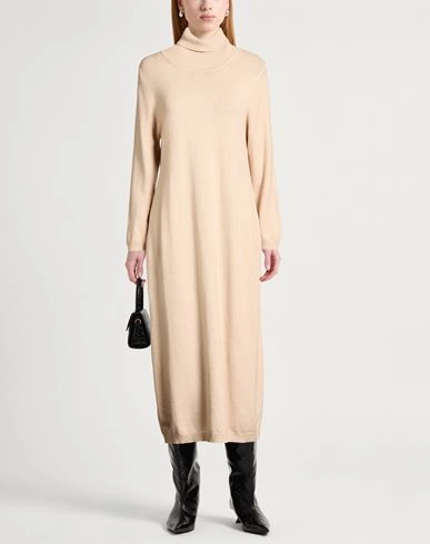HAVEONE Knitted Midi Dress With Turtleneck