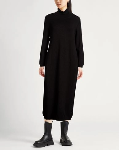 HAVEONE Knitted Midi Dress With Turtleneck