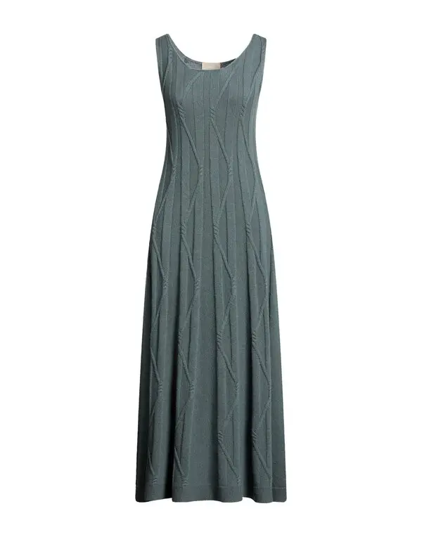 DRUMOHR Sleeveless Cashmere Maxi Dress - Grey