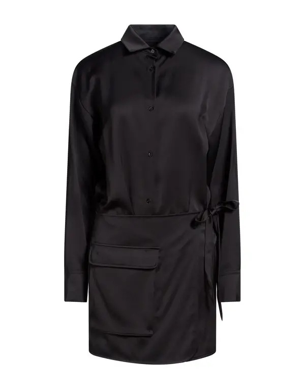 Emporio Armani Satin Shirt Dress