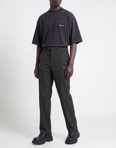 UMBRO Tailored Pinstriped Pants With Distressed Hem