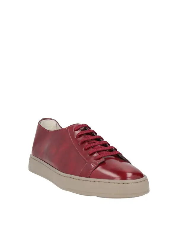 Santoni Sneakers Brick Size Leather
