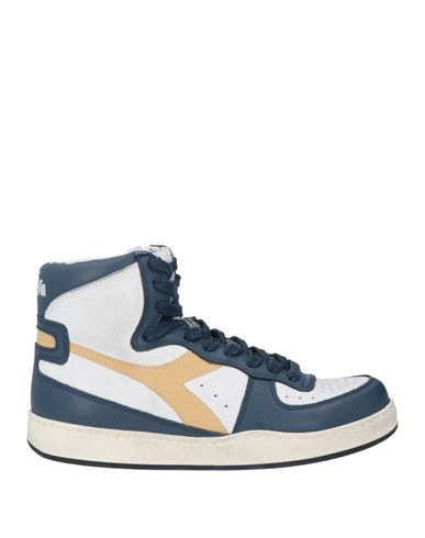 DIADORA High-top Sneakers In Leather - Blue