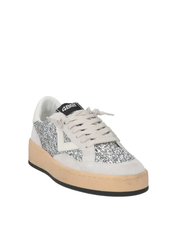 4B12 Sneakers Size Leather - Grey