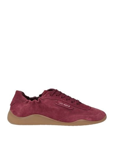 VIC MATIE Sneakers Garnet Size Leather - Red
