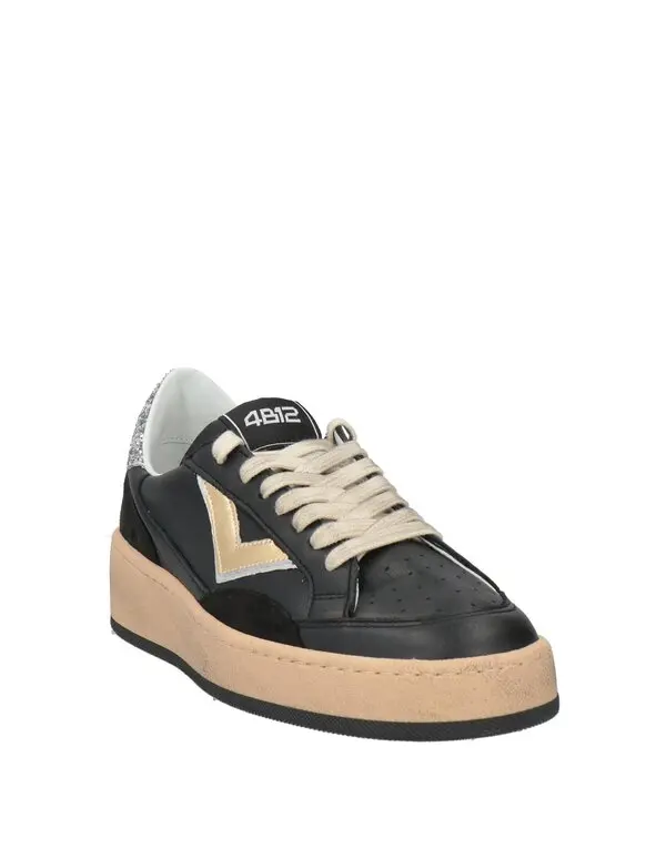 4B12 Sneakers Size Leather