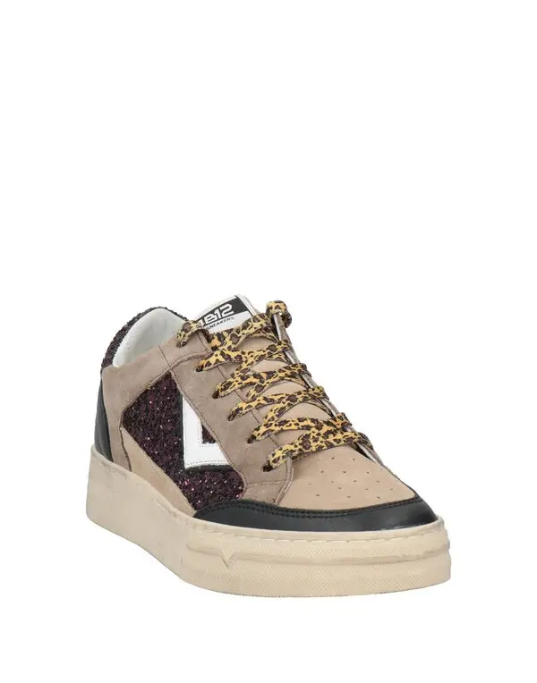 4B12 Sneakers Taupe Size Leather