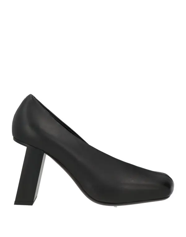 VIC MATIE Leather Pumps With Geometric Heel