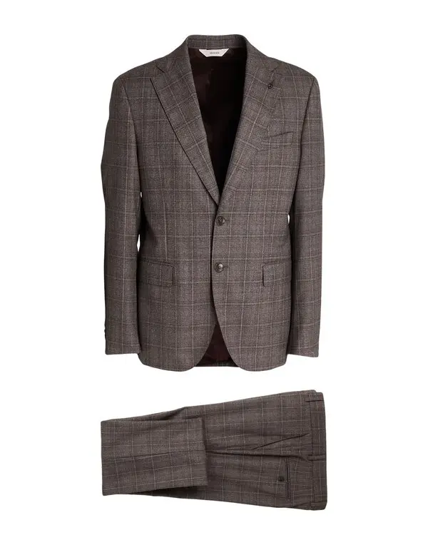 PAOLONI Suit Size Wool, Elastane