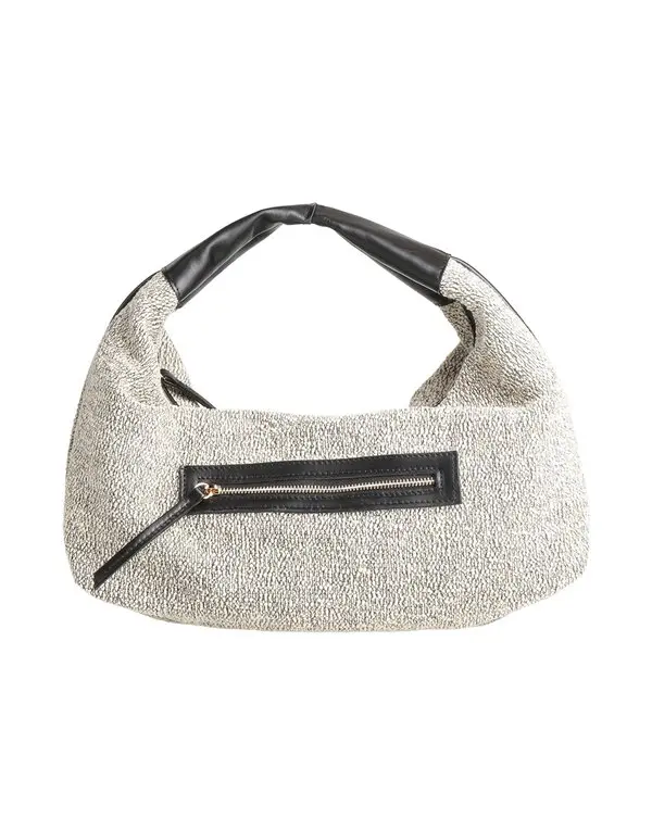 LAURA DI MAGGIO Hobo Bag In Bouclé And Leather
