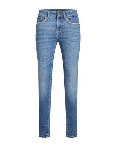 Guess Denim Skinny Jeans With Embellishments - Blue