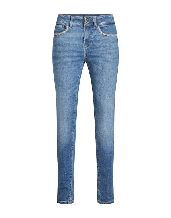 Guess Denim Skinny Jeans With Embellishments