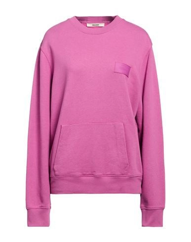 Zadig&Voltaire Sweatshirt Mauve Size Cotton, Polyester