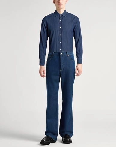 MOORER Denim Shirt Size Cotton
