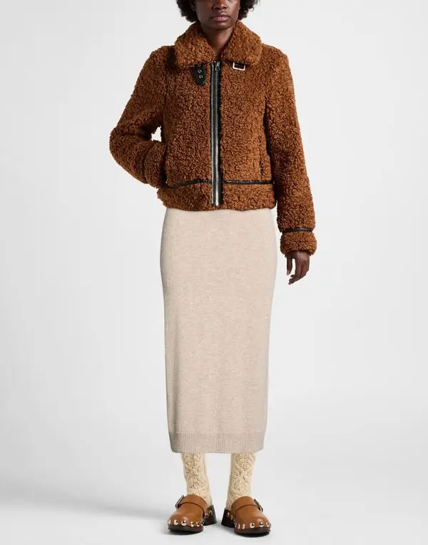 Sandro Knitted Midi Skirt