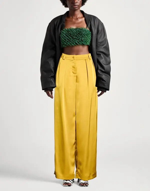 INES DE LA FRESSANGE PARIS Inès De La Fressange Paris Satin Wide-leg Pants
