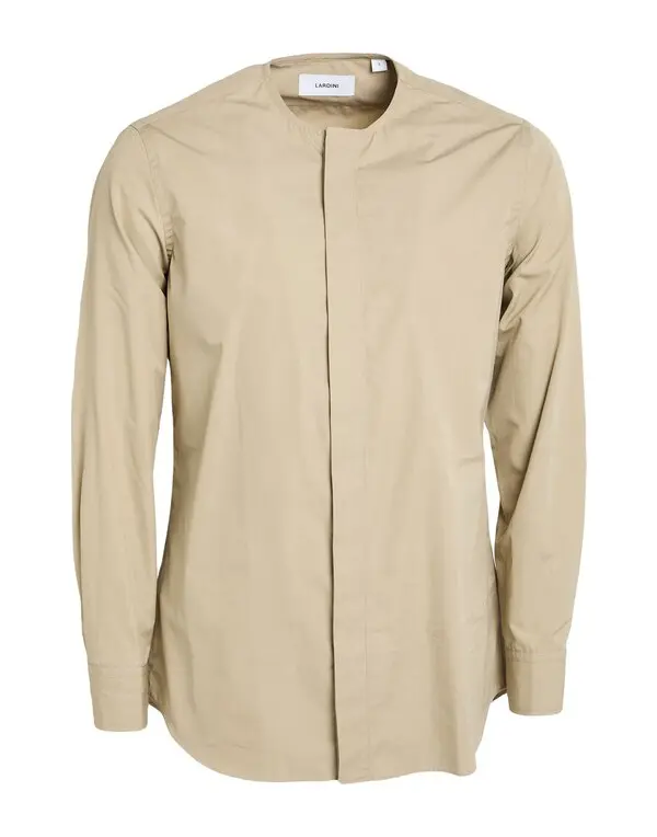 LARDINI Shirt Sand Size Cotton