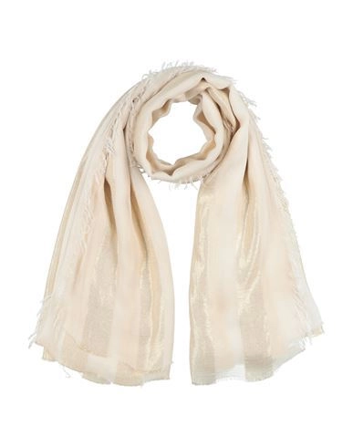 Peserico Scarf Modacrylic, Viscose, Polyester - Beige