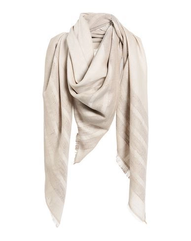 Peserico Scarf Modal, Cotton, Polyester - Beige