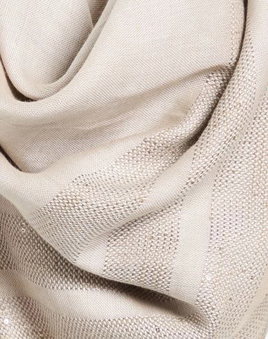 Peserico Scarf Modal, Cotton, Polyester - Beige