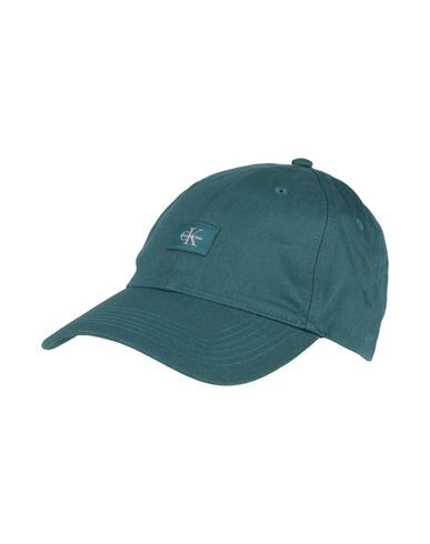Calvin Klein Hat Deep Teal Size Cotton - Green