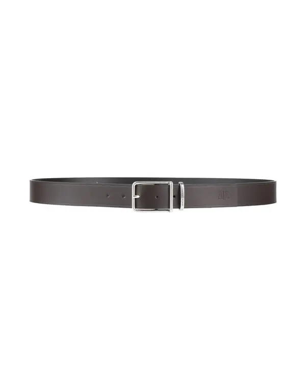 Armani Exchange Dark Leather Belt